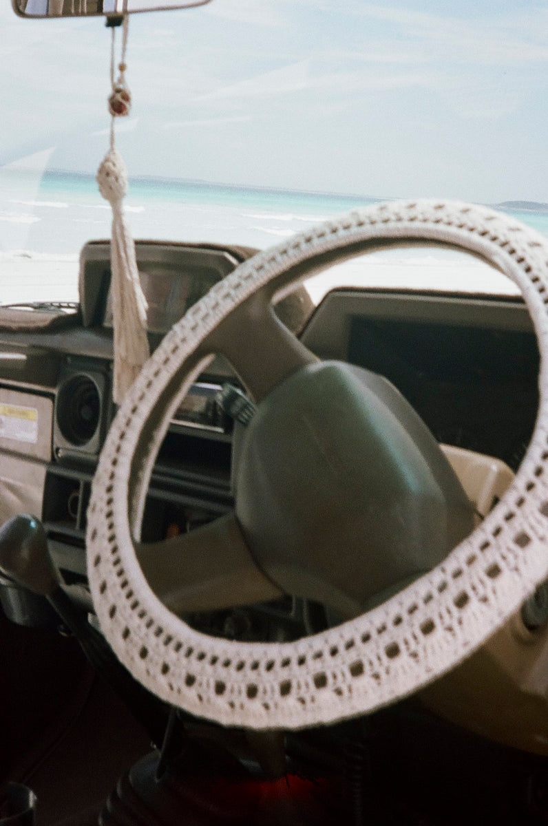 Roaming Original Cream - Steering Wheel Cosie – Roaming Folk