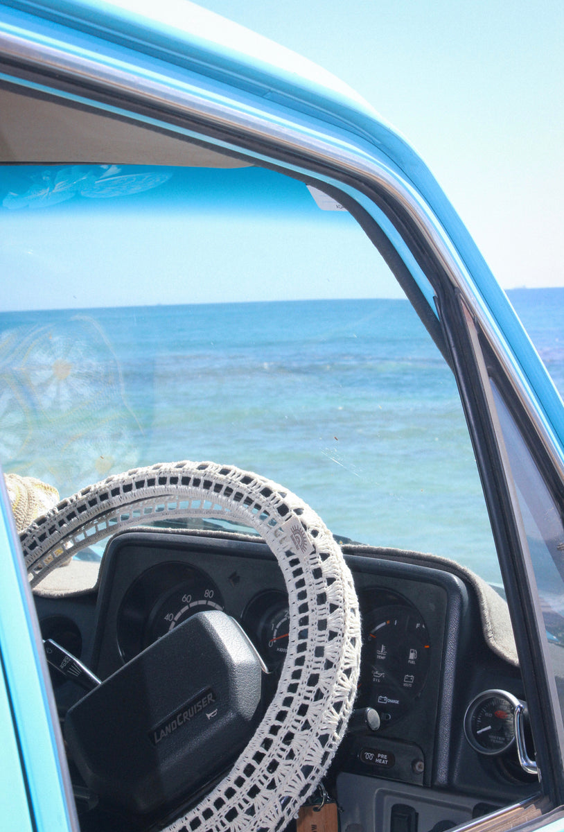 Roaming Original Cream - Steering Wheel Cosie – Roaming Folk